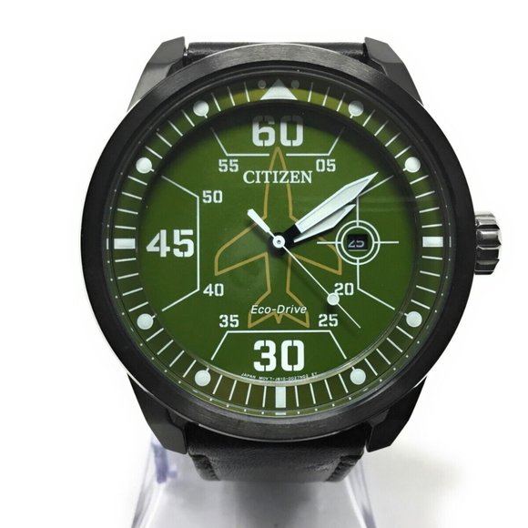 Citizen | Accessories | Citizen Green Dial Avion Mens 45m Watch | Poshmark